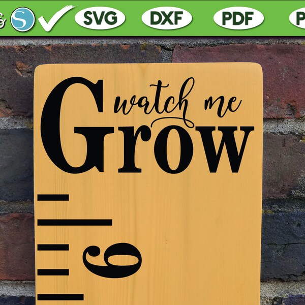 Growth Chart Svg Cricut - Etsy