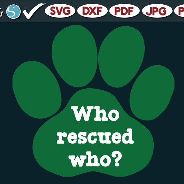 Who Rescued Who - Etsy