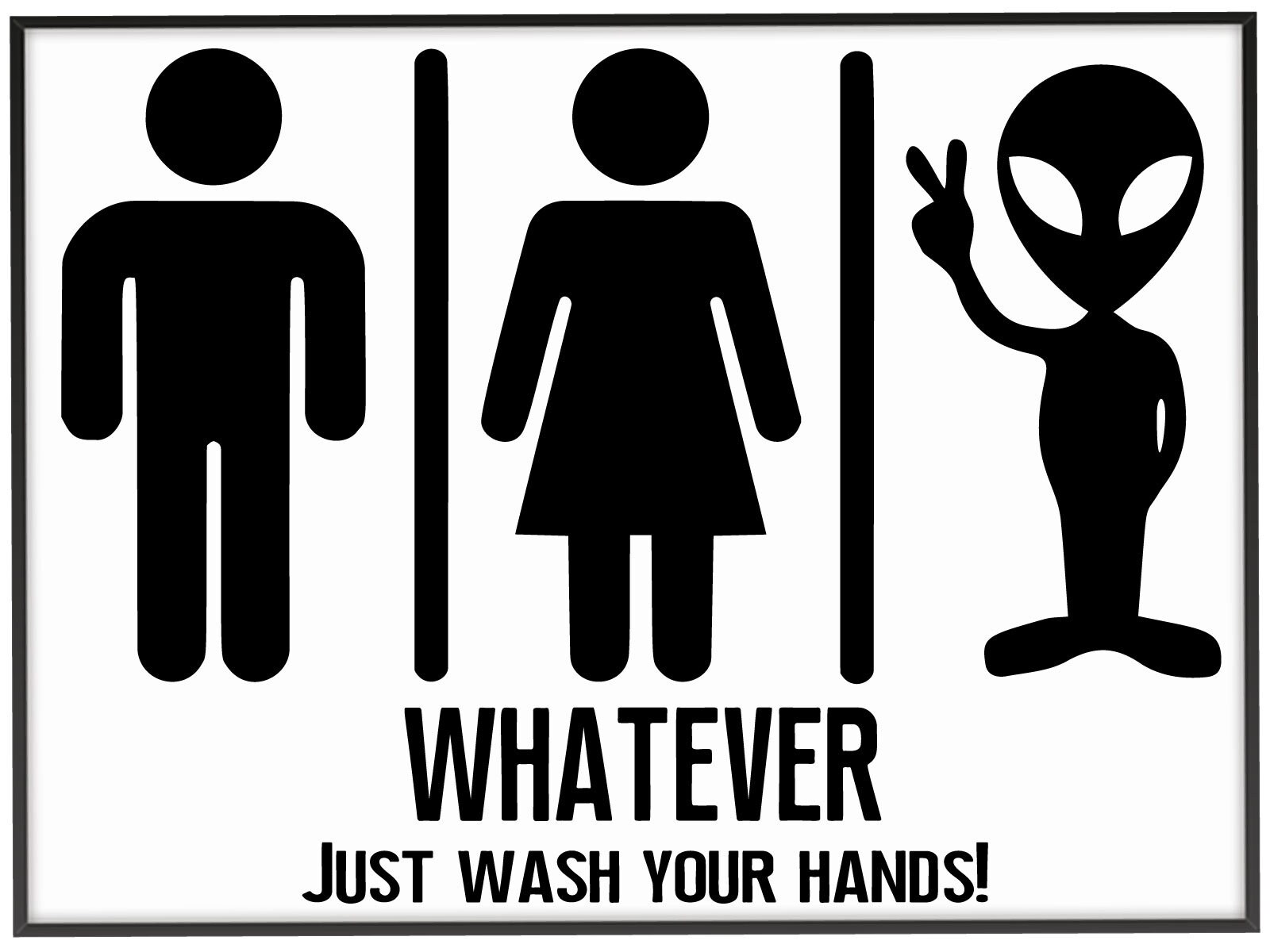 Male Female Whatever Restroom Svg Wash Your Hands Svg Etsy