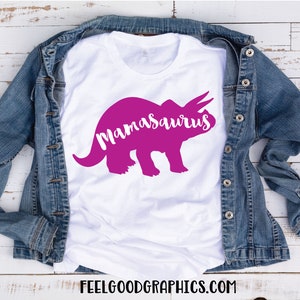 Mamasaurus SVG Pack Mamsaurus Dinosaur Pack Familt T Shirt - Etsy