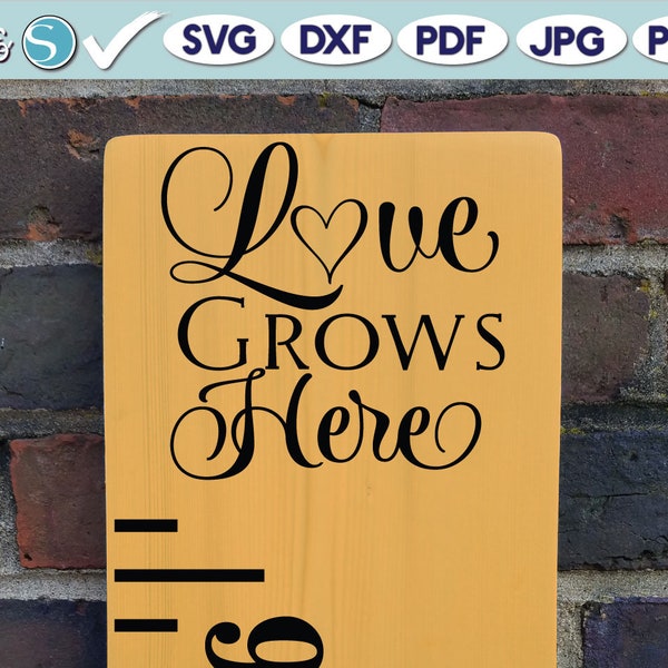 Love Grows Here Svg - Etsy