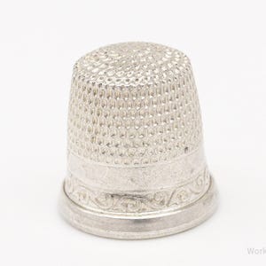 Victorian Antique Sterling Silver Thimble - Etsy