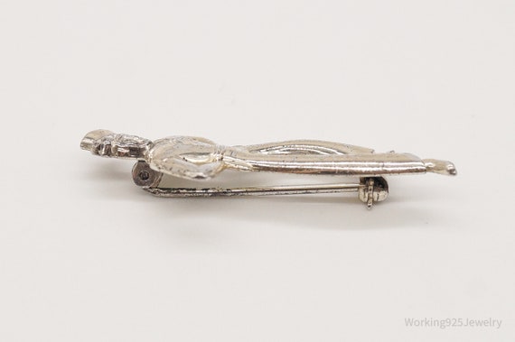 Vintage 1940s Forstner Dancing Sailor Sterling Silver… - Gem