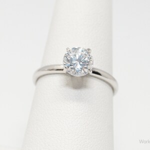 Vintage Designer Lind Cubic Zirconia Sterling Silver Ring - Size 7 - Etsy