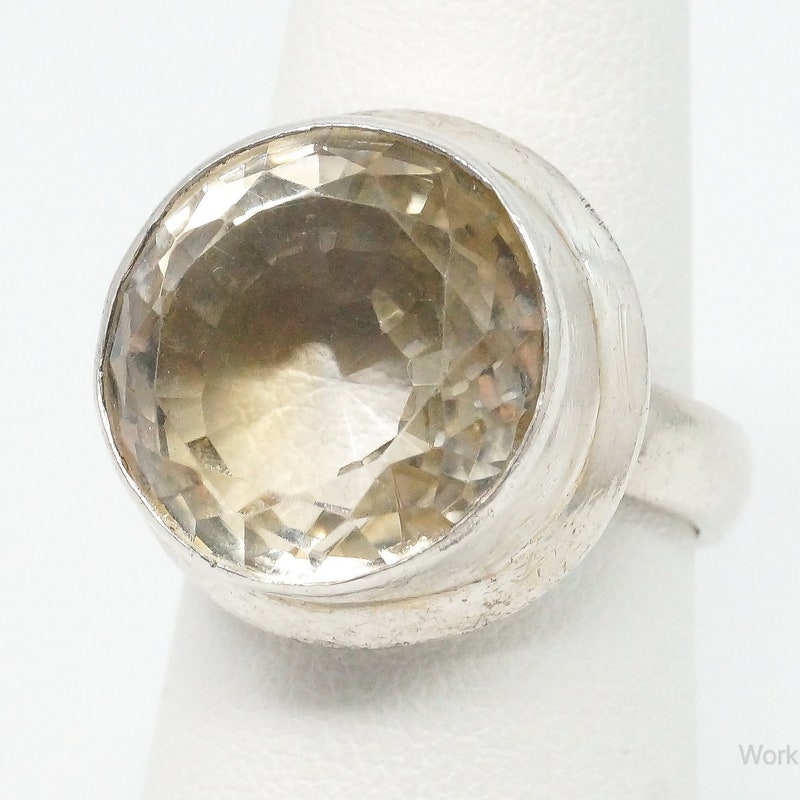 Silver Cocktail Ring - Etsy