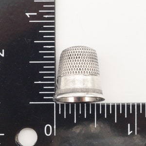 Antique Dome Sterling Silver Thimble Size 7 - Etsy