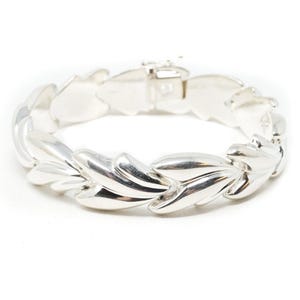 Vintage Italian Designer Milor High Fashion Floral Sterling Silver ...