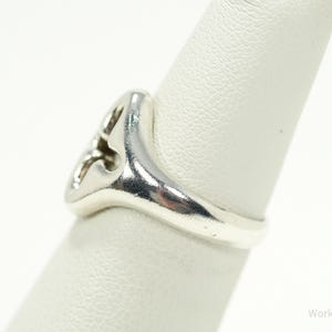 Vintage Silver Cross Cut Out Band Ring - Size 5 - Etsy
