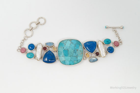 Designer Whitney Kelly WK Multi Gemstone Sterling Sil… - Gem
