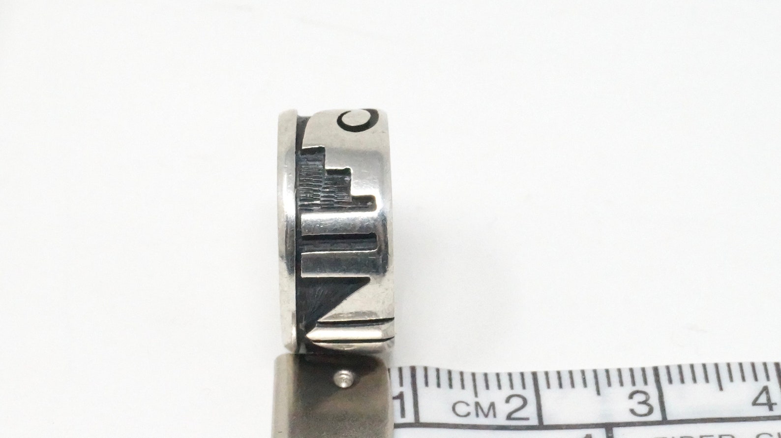 Vintage Signed Native American Etched Symbols Sterling Silver - Etsy