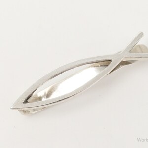 Antique Designer Allan Adler Sterling Silver Ichthus Jesus Fish Money ...