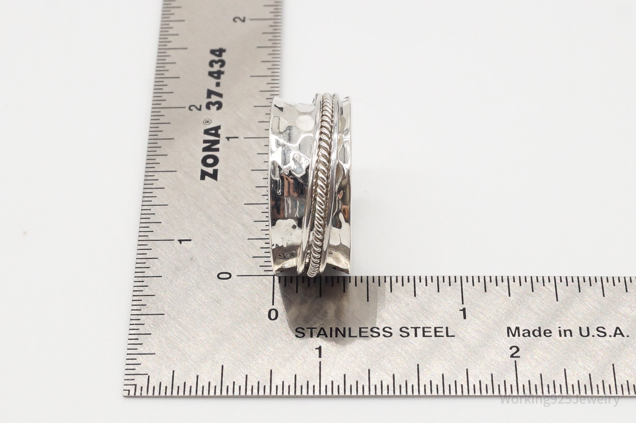 Vintage Mexico ATI Sterling Silver Spinner Ring Size 10.25 - Etsy