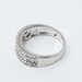 Vintage Style Cubic Zirconia Sterling Silver Band Ring Size - Etsy