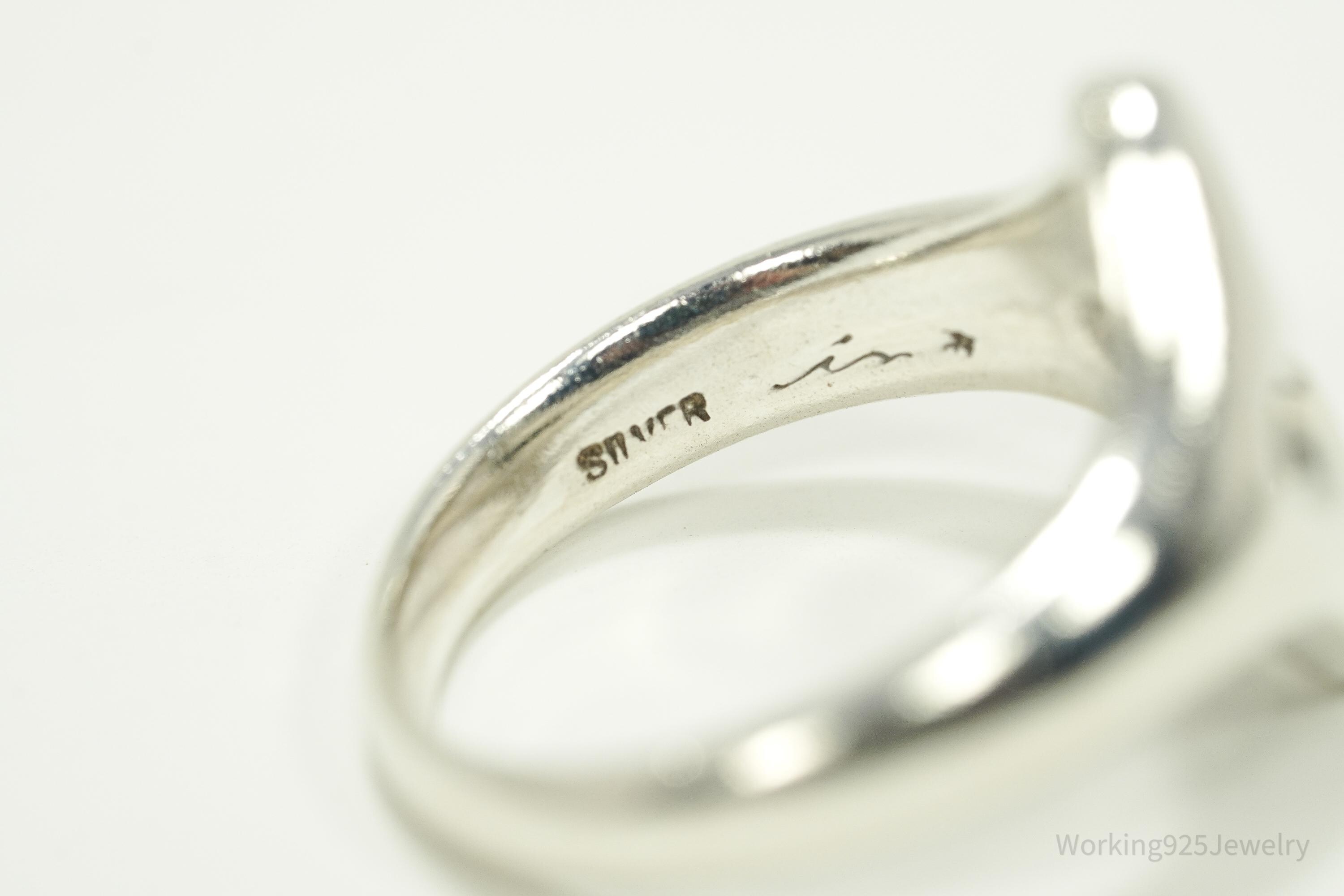 Vintage Silver Cross Cut Out Band Ring - Size 5 - Etsy