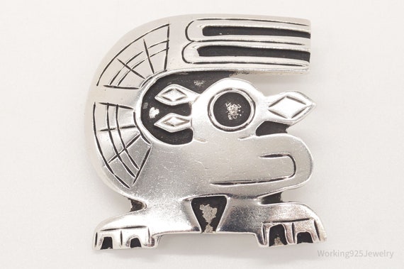 RARE Vintage Peru Designer Graziella Laffi Sterling S… - Gem