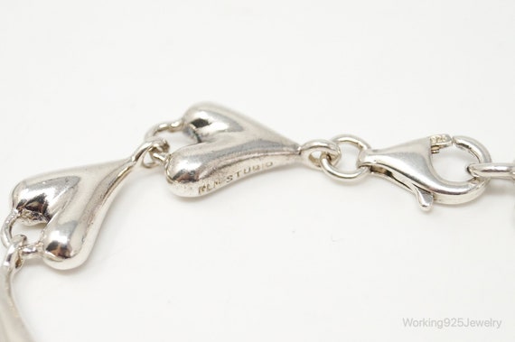 Designer Robert Lee Morris RLM Heart Link Love Sterli… - Gem