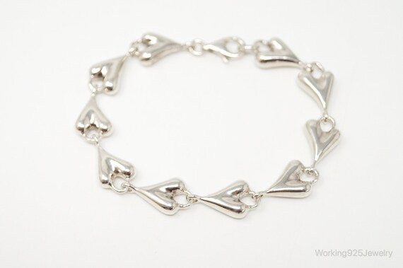 Designer Robert Lee Morris RLM Heart Link Love Sterli… - Gem