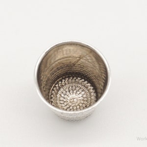 Antique Dome Sterling Silver Thimble Size 7 - Etsy