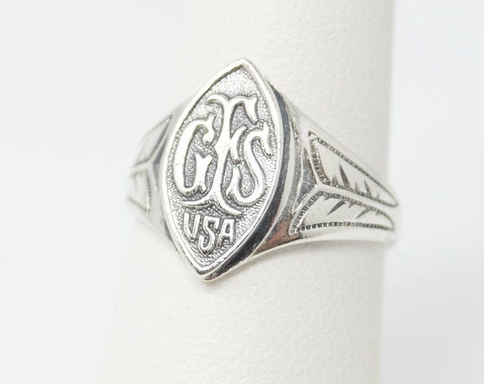 Antique GFS USA "girls’ Friendly Society" Sterling Silver Ring - Sz 6 ...