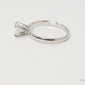 Vintage Designer Lind Cubic Zirconia Sterling Silver Ring - Size 7 - Etsy