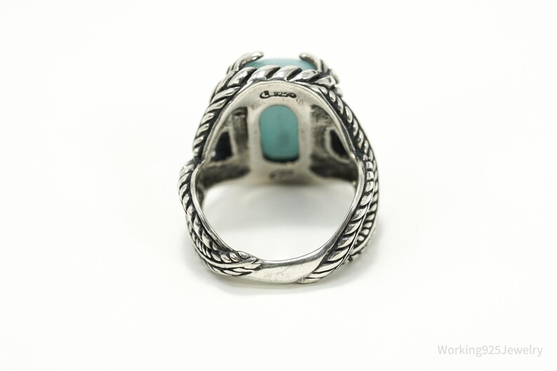 Carolyn Pollack Relios Sterling Silver Ring • Vintage Amazonite Sz 7 - Etsy