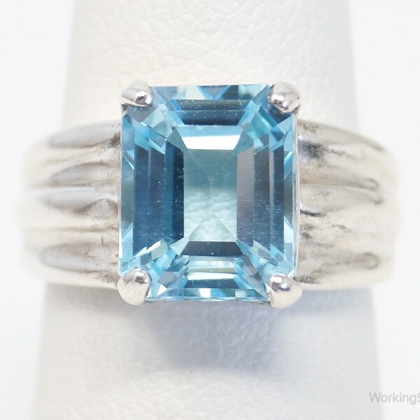 Large Topaz Ring - Etsy
