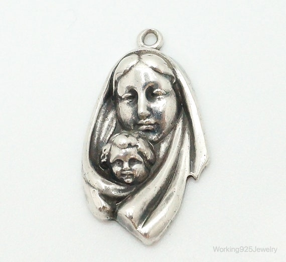 Icon mother mary baby - Gem