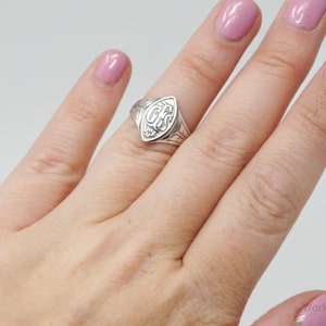 Antique GFS USA girls Friendly Society Sterling Silver Ring Sz 6 - Etsy