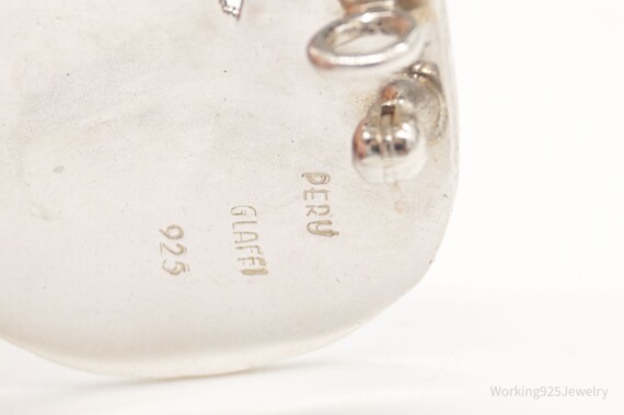 RARE Vintage Peru Designer Graziella Laffi Sterling S… - Gem