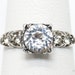 Antique Designer Uncas MFG Co Rhinestone Sterling Silver Ring - Etsy