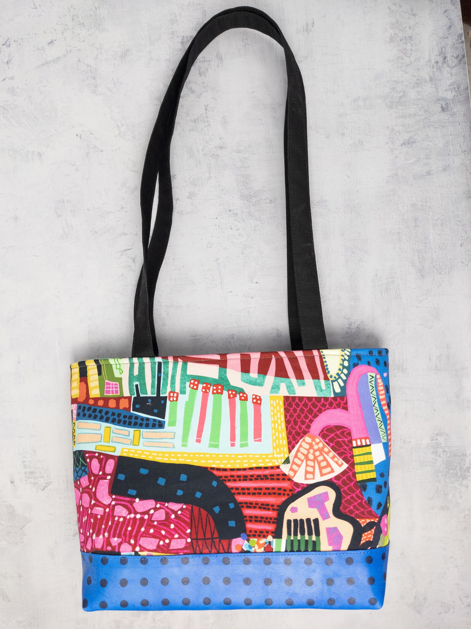Digital Sewing Pattern Marie Tote Bag PDF Pattern 2 Sizes Instructions ...