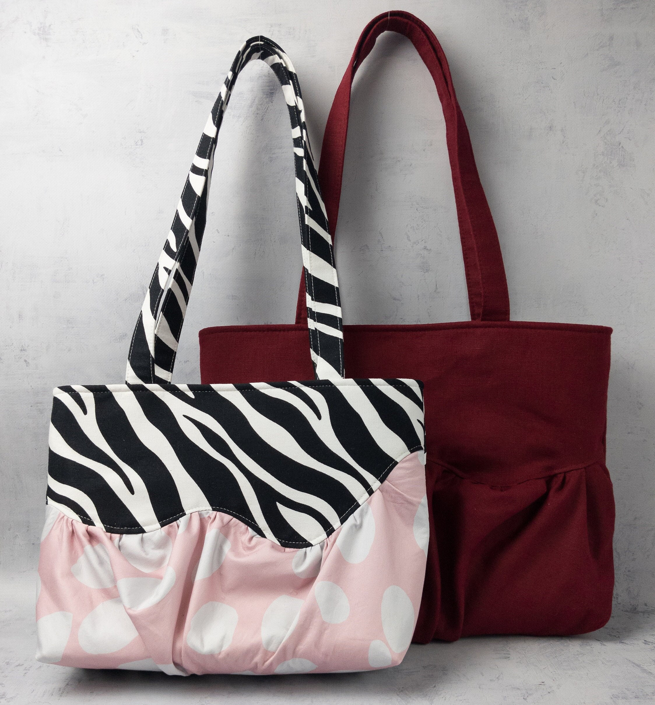 Digital Sewing Pattern Marie Tote Bag PDF Pattern 2 Sizes Instructions ...