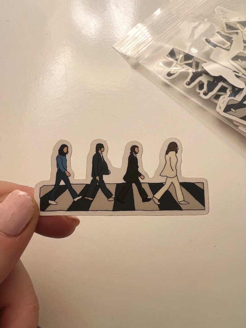 Abbey Road Sticker - Etsy