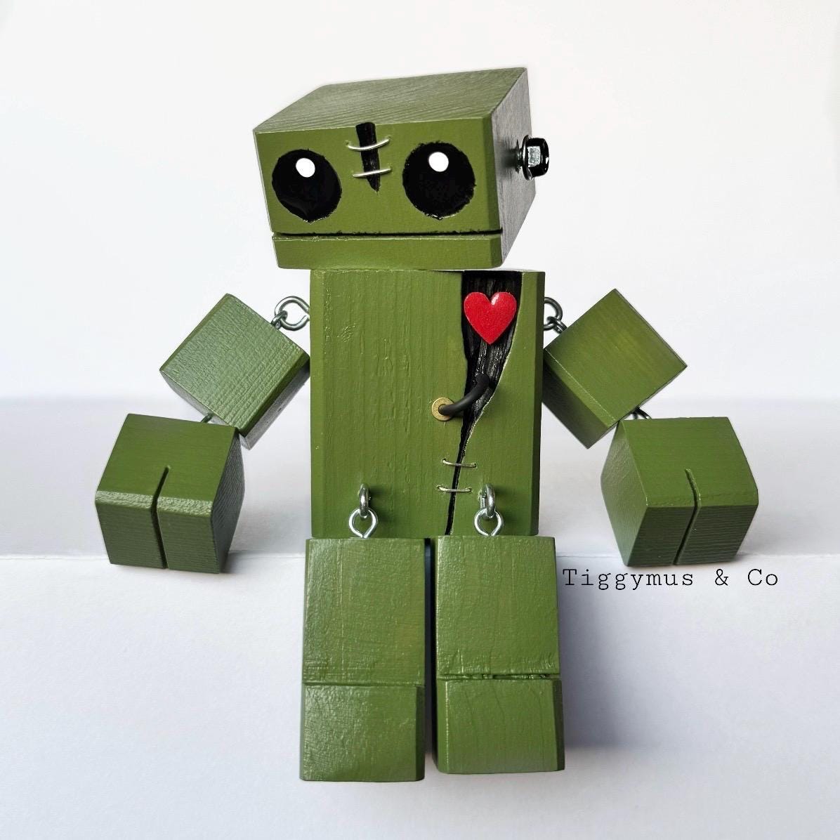 5 Frankenbot Handmade Wooden Oddbot the Little Wooden Robot by Tiggymus ...