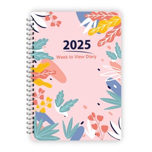 2025 A5 Week to View Diary Vintage Art Busy Life Agenda Diary - Etsy UK