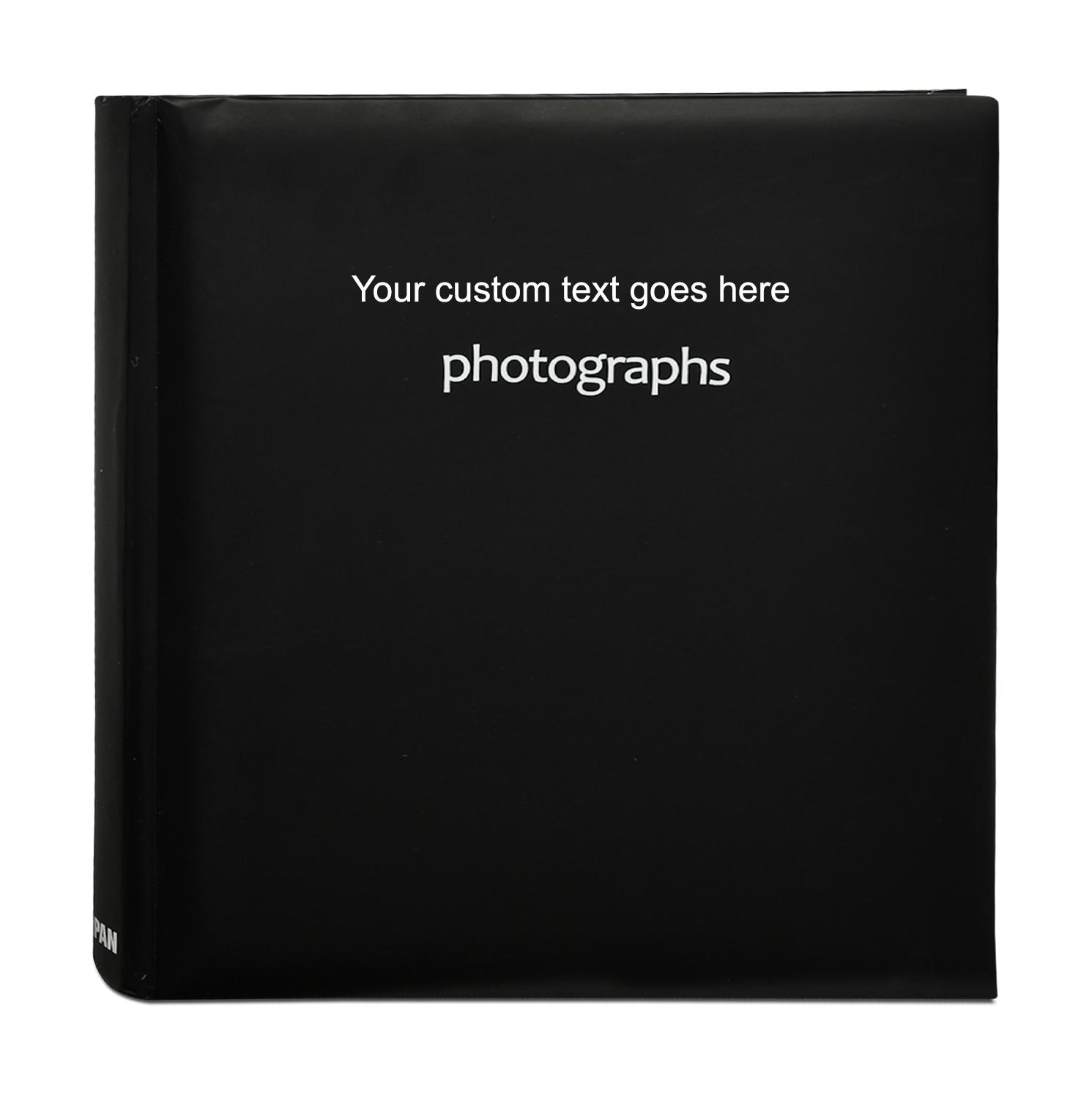 Personalised Text Photo Album Slip in Case Book-bound Album Holds 6x4 ...