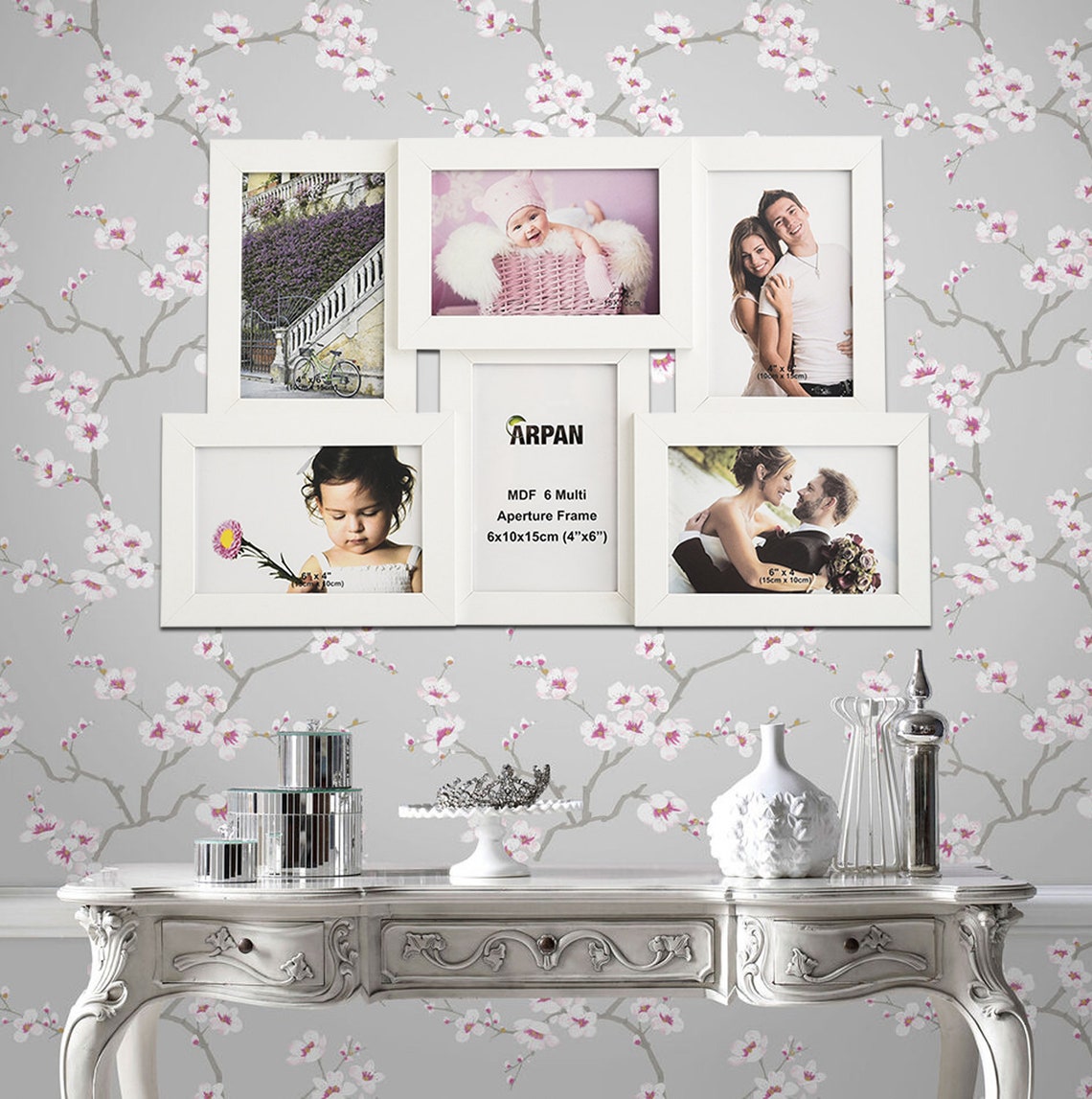 ARPAN Collage Multiple Picture Frames for 6 Photos in 4 X 6 Inches ...