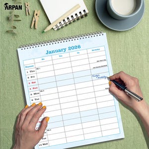 2026 Couples Calendar for 2 People - One Month to View Vintage Art by ...