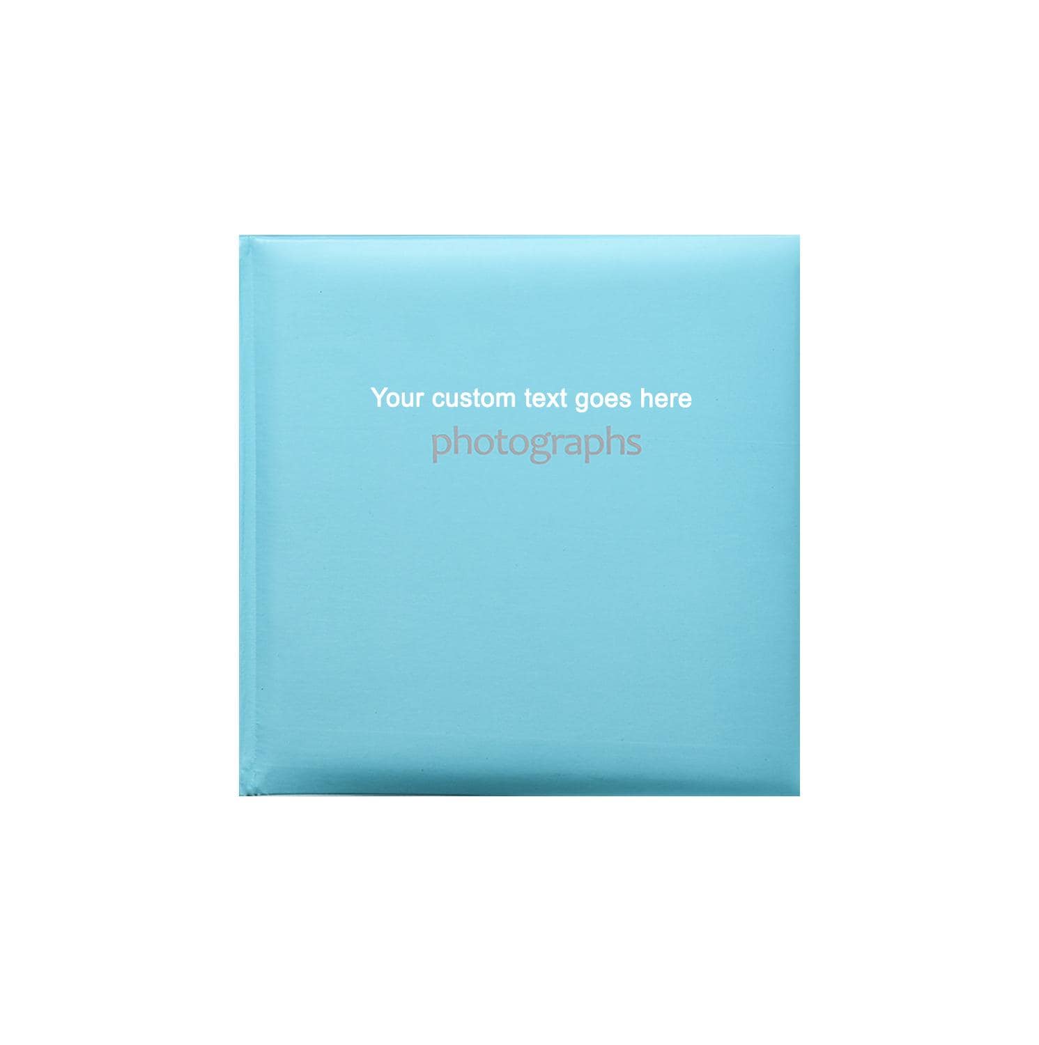 Personalised Text Photo Album Slip in Case Book-bound Album Holds 6x4 ...