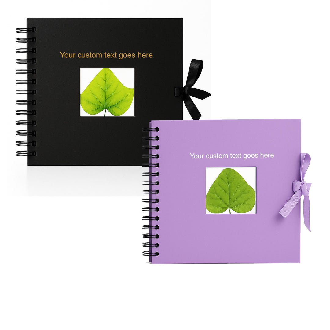 Personalised Text Scrapbook, Memory Book, 26 X 25 Cm Photo Album 25 ...