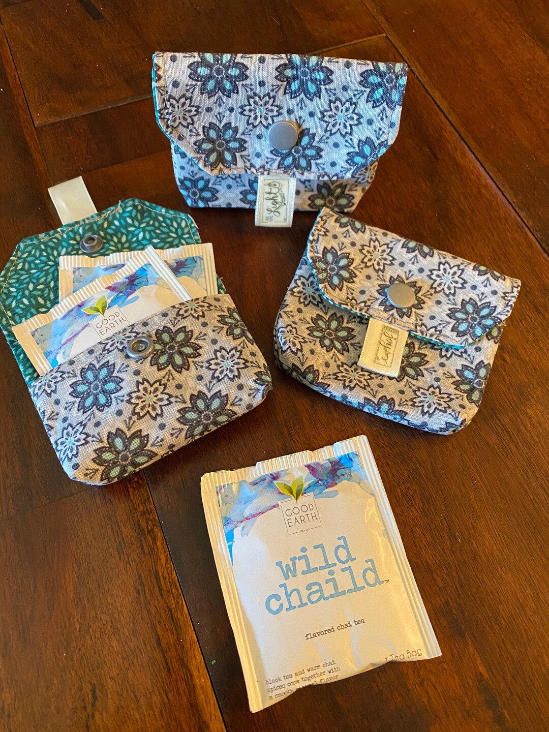 Promises & Tea tea Bag/sweetener Wallet - Etsy