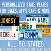 Custom Bicycle License Plates for Girls, Personalized With Any Name. 6 ...