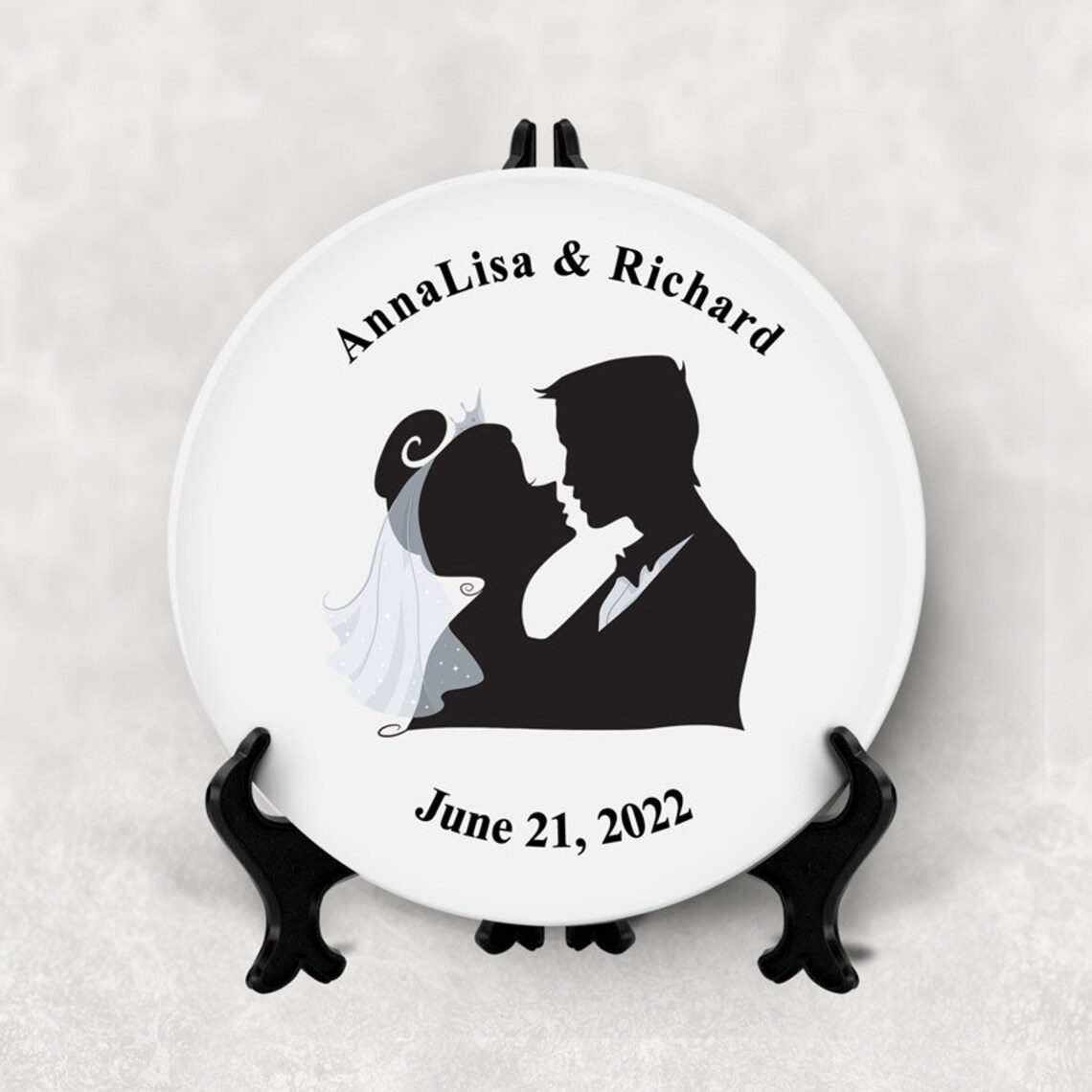 Personalized Wedding Plate Bride & Groom Keepsake Gift - Etsy