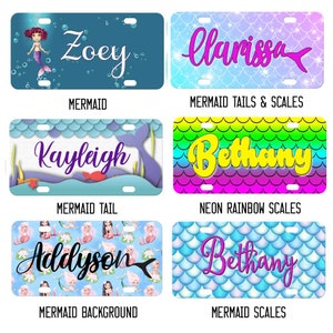 Custom Bicycle License Plates for Girls, Personalized With Any Name. 6 ...