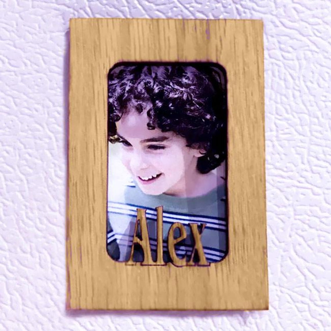 Personalized Cut-out Name Photo Mat – Custom Name Frame – Wall Hanging ...