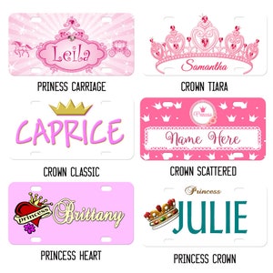 Custom Bicycle License Plates for Girls, Personalized With Any Name. 6 ...
