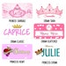 Custom Bicycle License Plates for Girls, Personalized With Any Name. 6 ...