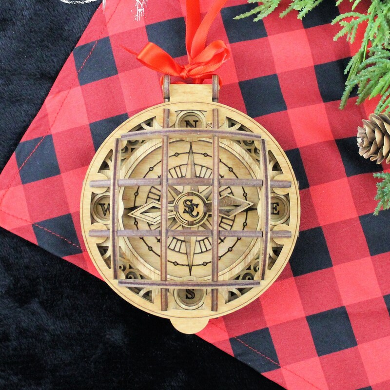 Wooden Compass - Etsy