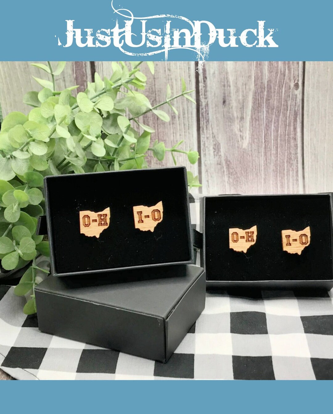 Ohio State Outline Cufflinks, Laser Engraved, O-H I-O, Groomsmen Gifts ...