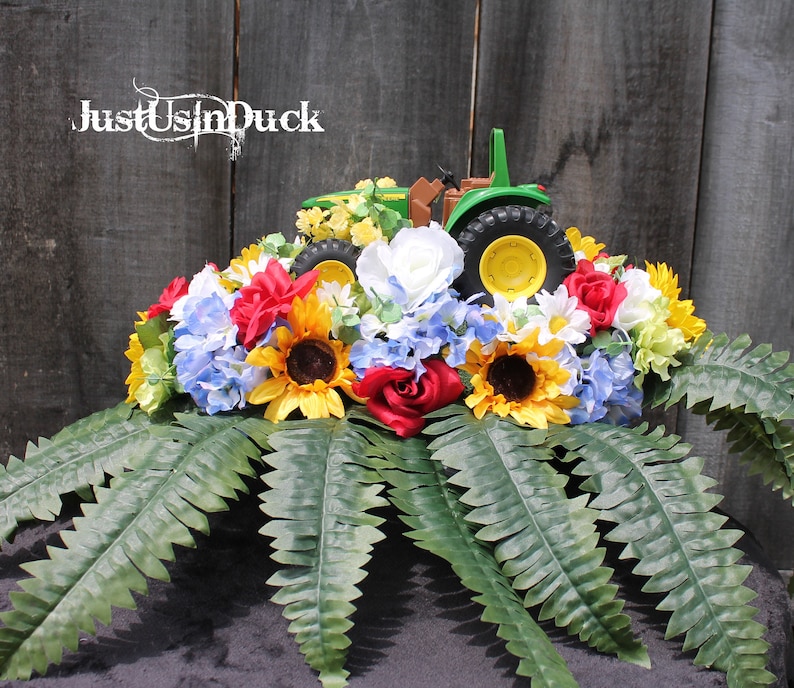 John Deere Tractor Cemetery Saddle Memorial Headstone Saddle | Etsy